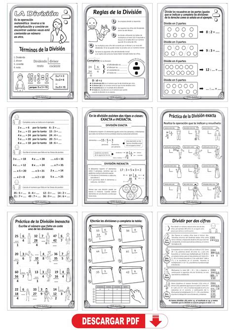La División Cuaderno De Ejercicios Para 3º Y 4º Grado Primaria