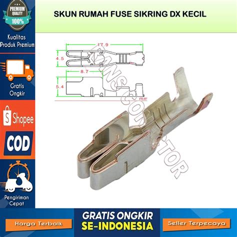 Jual Skun Sikring Tancap Mini Skun Sekring Tancap Mini Skun Fuse Tancap Skun Fuse Holder Box