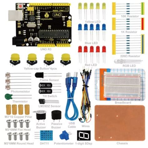 OSNOVNI KOMPLET UNO Mini Keyestudio Kompatibilno Z Arduino 3DSVET Eu