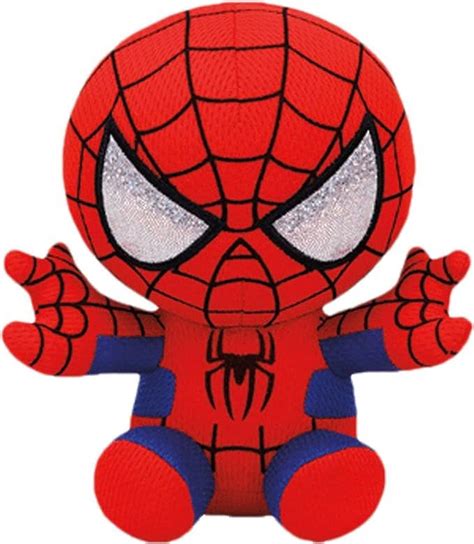 Ty Spiderman Plush Redblue Regular Simulated Avengers League Doll
