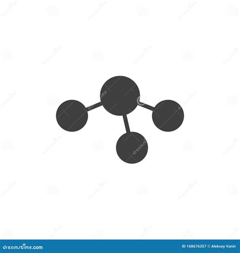 Trigonal Pyramidal Structure Vector Icon Stock Vector Illustration Of Molecular Icon 168676357