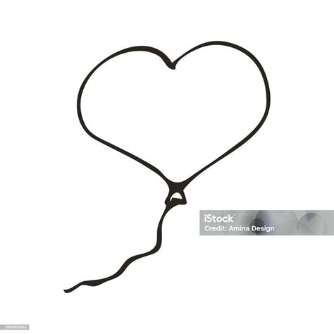 낙서 하트 아이콘 사랑의 상징 귀여운 손으로 그린 벡터 그래픽 일러스트 간단한 윤곽선 기호입니다 아트 스케치 패턴 거친에 대한 스톡 벡터 아트 및 기타 이미지 Istock