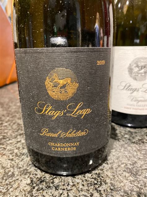 2019 Stags Leap Winery Chardonnay Barrel Selection Usa California