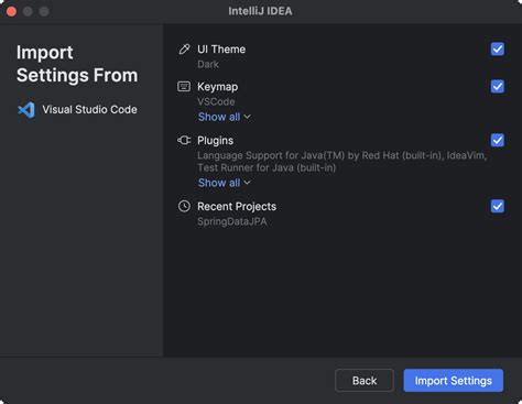 Migrate From Vs Code To Intellij Idea Intellij Idea Documentation