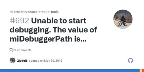 Unable To Start Debugging The Value Of Midebuggerpath Is Invalid Problem · Issue 692