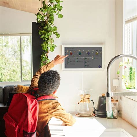 Customer Reviews Skylight Calendar 15 Inch Touchscreen Smart Calendar And Chore Chart White