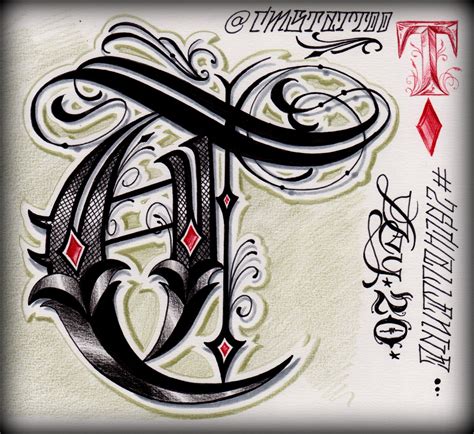 26 Challenge Lettering Calligraphy Caligrafia Tattoo Gothic Letters
