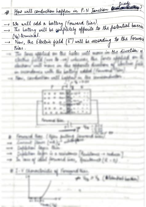 Solution Conduction In P N Junction Diode Forward Bias Studypool