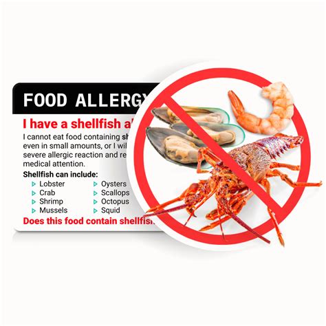 Shellfish Allergy Card Your Shellfish Allergies Understood Equal Eats