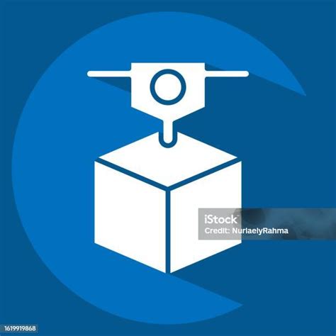 아이콘 3d 프린팅 3d 시각화 기호와 관련이 있습니다 긴 그림자 스타일 심플한 디자인 편집 가능 간단한 그림 3차원 형태에 대한 스톡 벡터 아트 및 기타 이미지 Istock