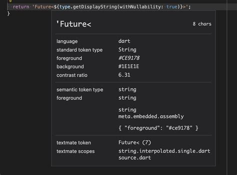 Left Angle Bracket Color Before String Interpolation Is Incorrect