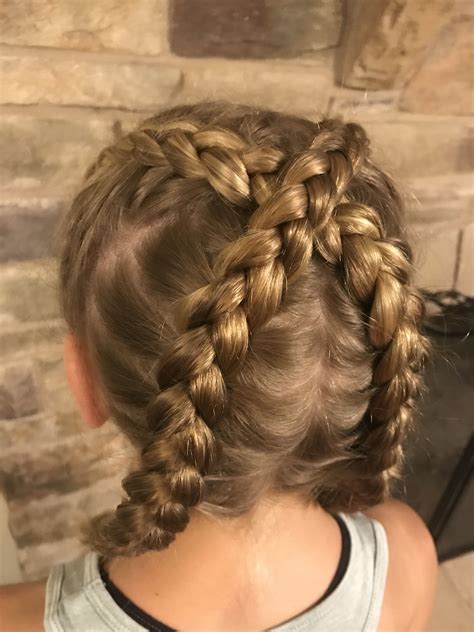 Criss Cross Dutch Braids