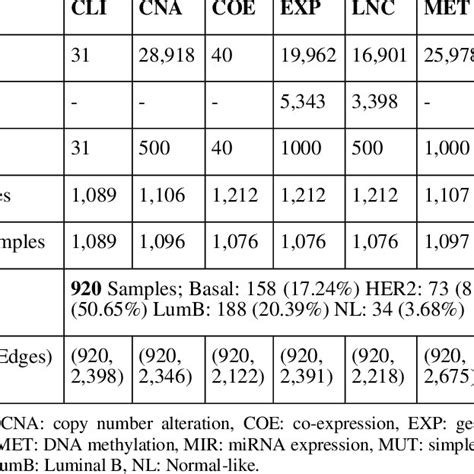 The Summary Of Each Datatype Row 1 Original Features Number Of