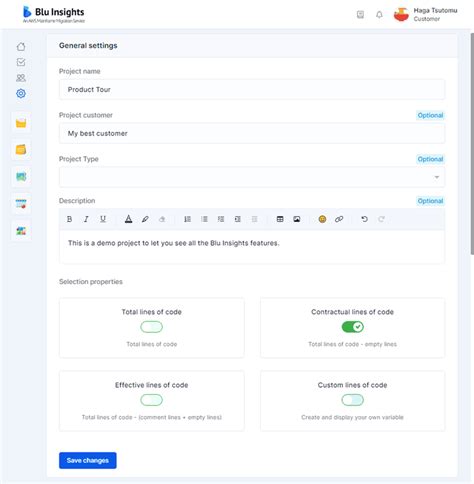 General Details AWS Blu Insights