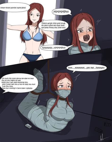 Rule 34 Bondage Bound Copyright Request Duct Tape English Text Female