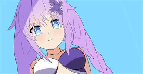 Purple Heart Hyperdimension Neptunia Purple Heart Swimsuit July