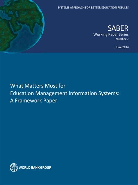 Framework Saber Emis Pdf Benchmarking Millennium Development Goals