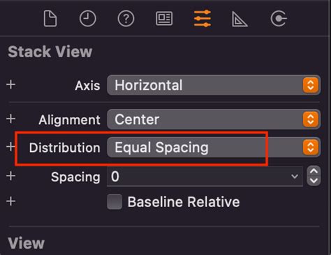 利用 Equal Spacing 實現內容往左右靠的 Horizontal Stack View 彼得潘的 Swift Ios App