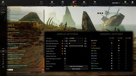 New World How To Resize Chat Window Updated Item Level Gaming