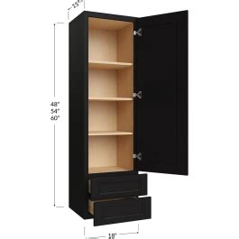 Shop Obsidian Oath Oak Wd1848 Wall With Drawers 18 Wide For Sale
