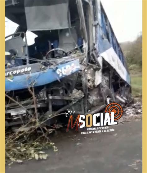 Choque De Un Bus De Bus Y Un Camión Cisterna Dejó Varios Heridos La Vía