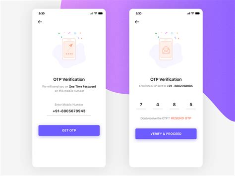 Otp Screen For Mobile Number Verification