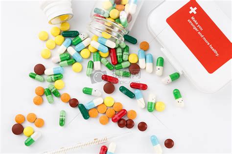 各种颜色彩色的药片和胶囊高清图片下载 正版图片500217213 摄图网
