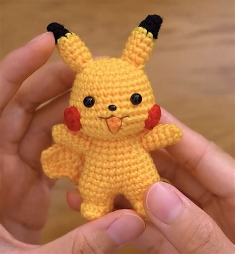 Pikachu Amigurumi Crochet Step By Step Pattern Yours Patterns