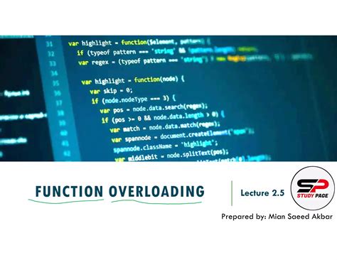 lecture 2 5 function overloading pdf