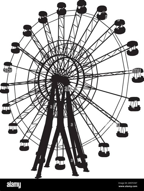 Carousel Vector Illustration Isolated On White Background A Vector Illustration Of A Carousel