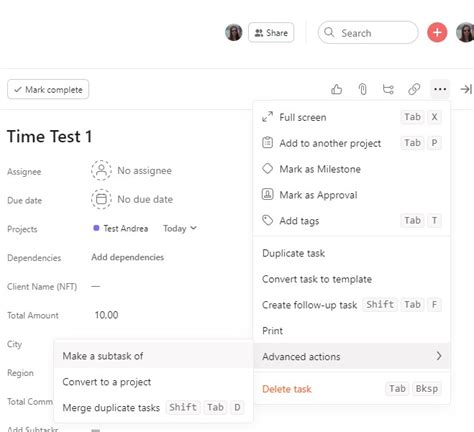 Adding A Task To Another Task As A Subtask Tips And Tricks Asana Forum
