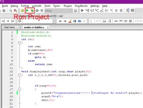 Snakes And Ladders Game In C Language With Source Code