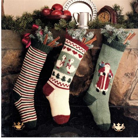 A Unique And Stylish Christmas Stocking Knitting Pattern