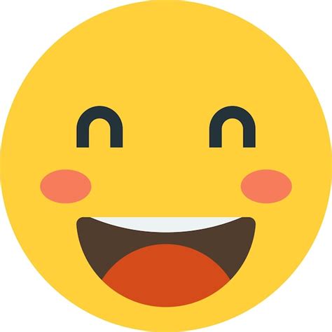 Premium Vector Smiley Face Emoji Illustration In Minimal Style