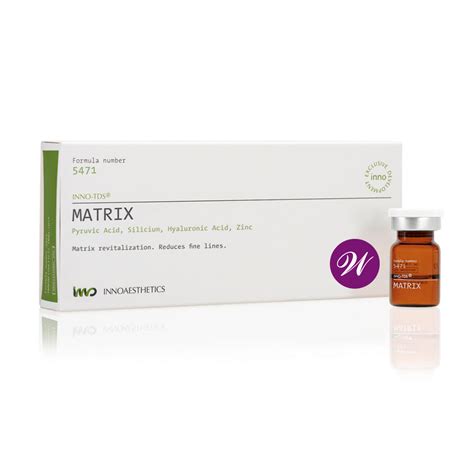 INNO TDS Matrix X Ml Vial Wimpole Fillers INNO TDS Matrix X Ml Vial Wimpole Fillers