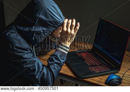 Hacker Phone Typing Image Photo Free Trial Bigstock