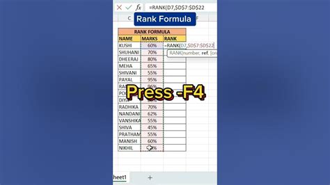 Rank Exceltips Exceltricks Excel Viralvideo Trending