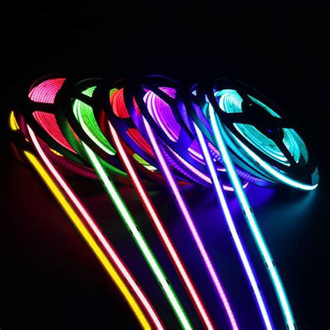 Red Green Bule Color Cob Led Strip Light Rgb Rgbw Rgbww Led Cob Strip
