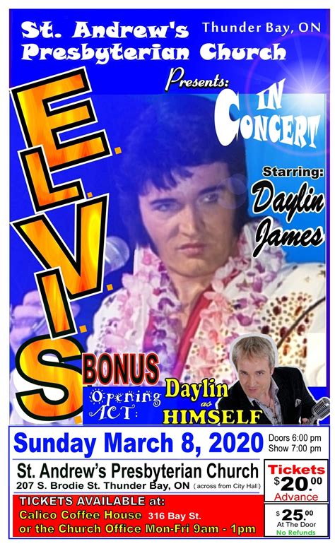 St Andrews Daylin James Poster 2020 St Andrews Presbyterian Church