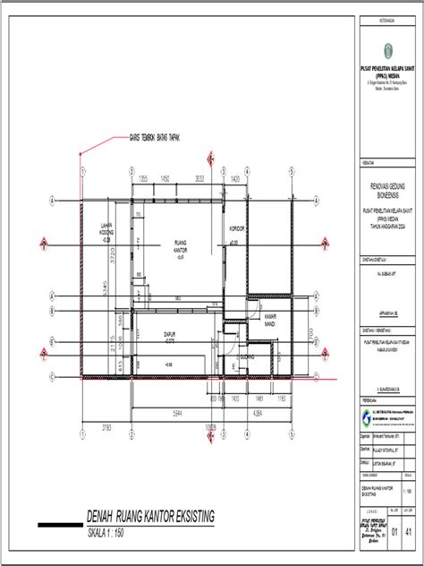Denah Eksisting Rkantor Pdf