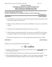3350 Midterm 2021 Pdf MME3350b Mid Term Examination Wednesday 10 March 2021 Page 1 Of 4
