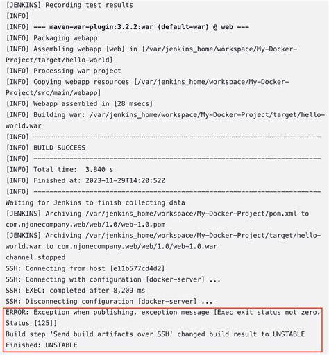 Exec Exit Status Not Zero Status 1 인프런 커뮤니티 질문and답변