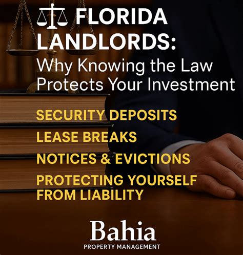 Florida Landlords Why Knowing The Law Protects Your Investment Tampa