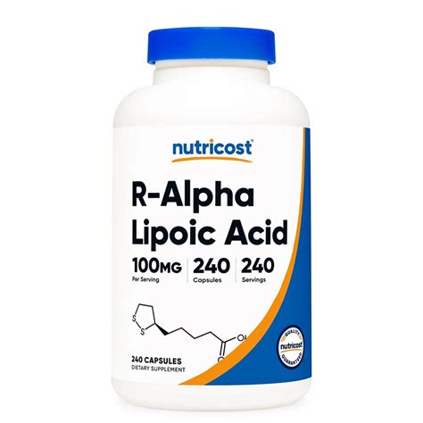 R Алфа липоева киселина 100 Mg 240 капсули