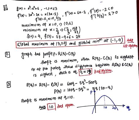 Solved 1 2 3 Find The Global Maximum And Minimum Ofthe Function