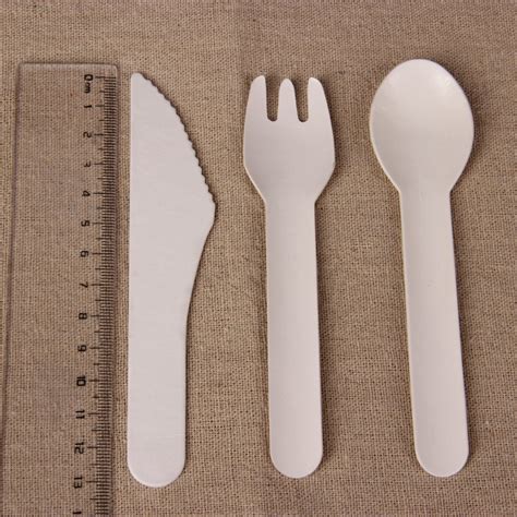 Kitchen Utensils Corn Starch 7 Biodegradable Dinnerware Cutlery Set