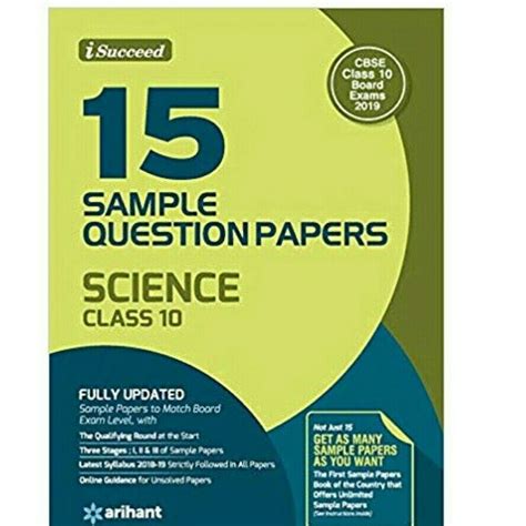 Science Sample Question Paper For Class 10 Cbse 2018