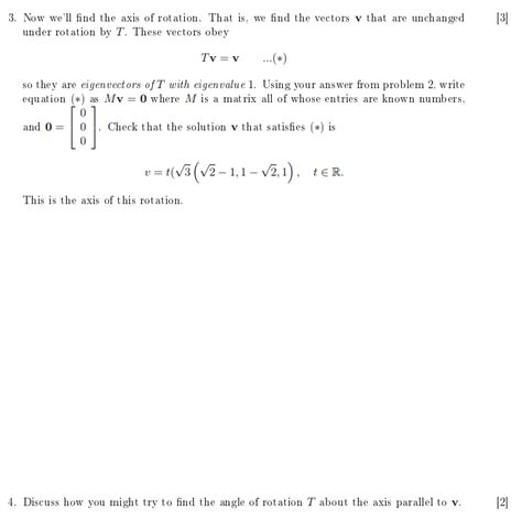 Let T Be The Linear Transformation That Rotates Chegg