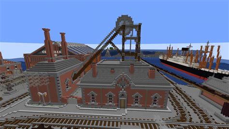 Industrial Factory Minecraft Schematic
