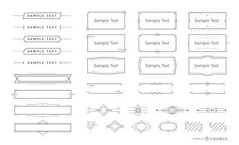 Minimalist Ornament Pack Vector Download